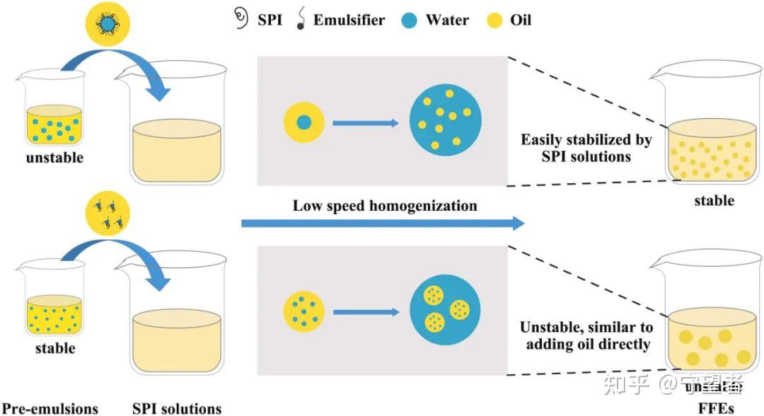 Food Hydrocolloids：不同乳化剂制备的W/O预乳液对大豆分离蛋白基乳液膜理化性质的影响 - 知乎