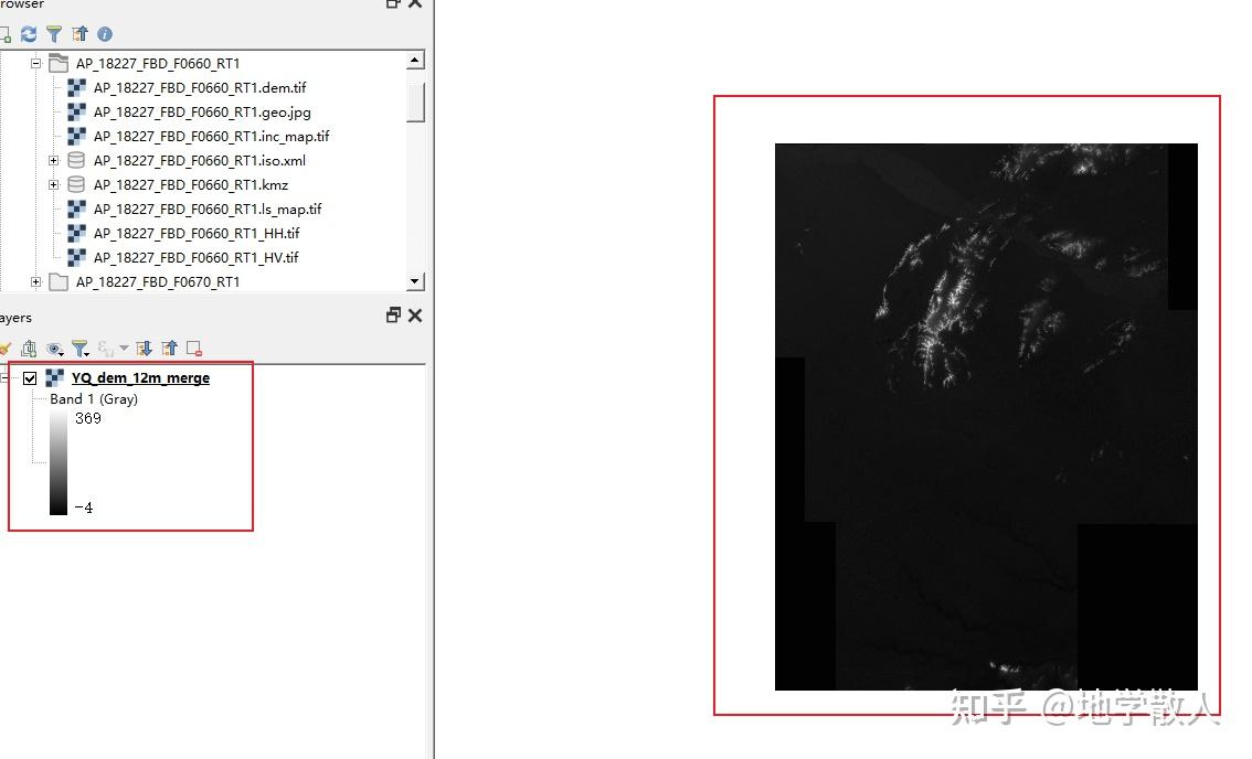 QGIS（2）——dem处理（获取、拼接、裁剪等） - 知乎