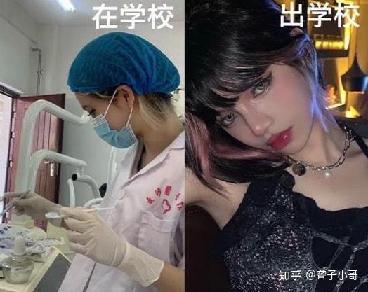 “校内vs校外”火了,大学生颜值忽上忽下:只有性别对得上 知乎