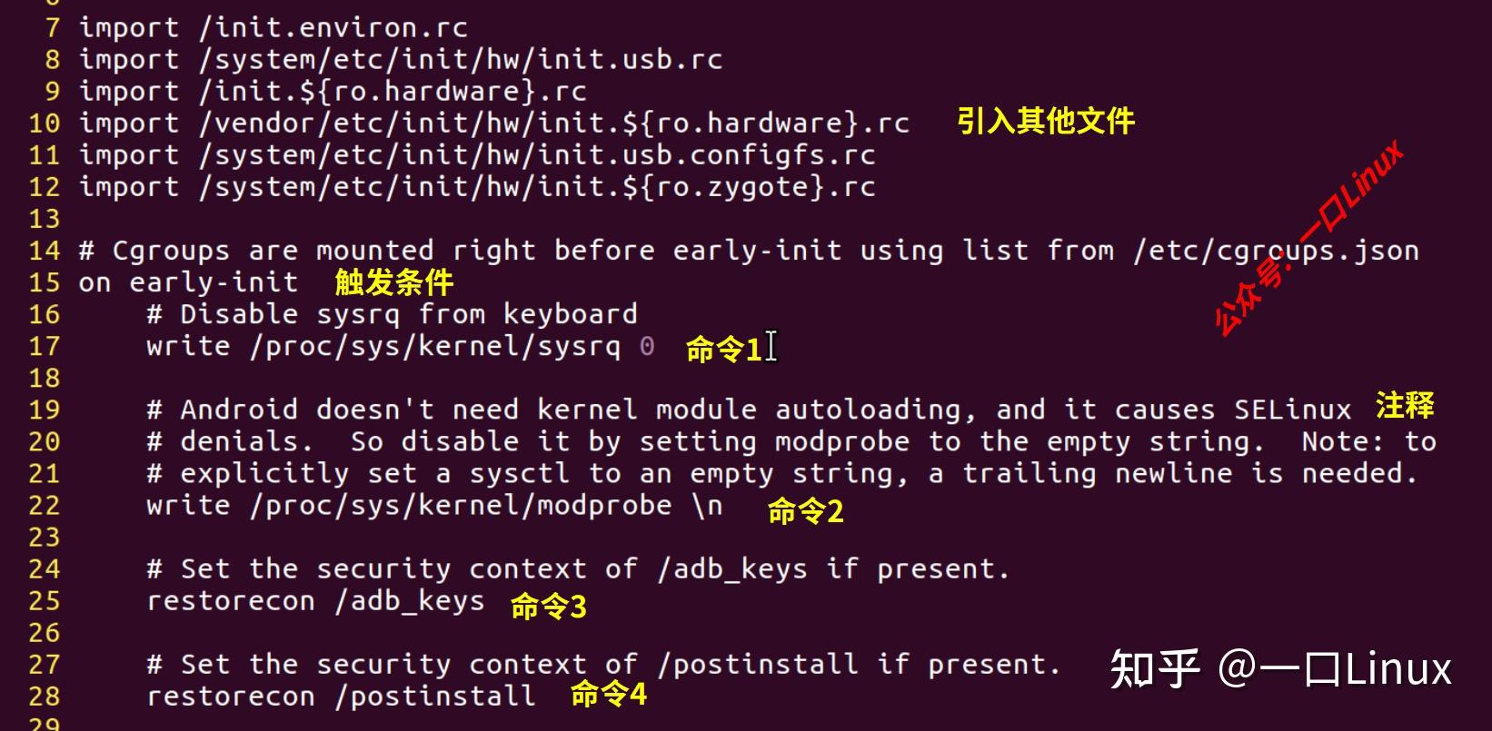 安卓如何设置开机启动某个程序？init.rc给你搞定 - 知乎