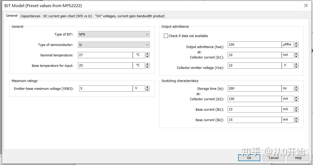 multisim模型封装方法（9013为例）与实验室常用bjt模型CIR文件 - 知乎