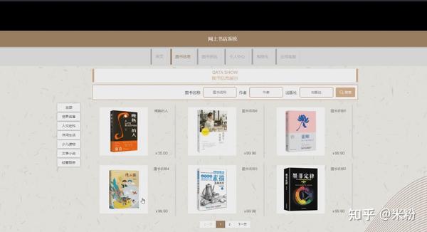 网上书店系统书店管理系统的设计与实现 知乎