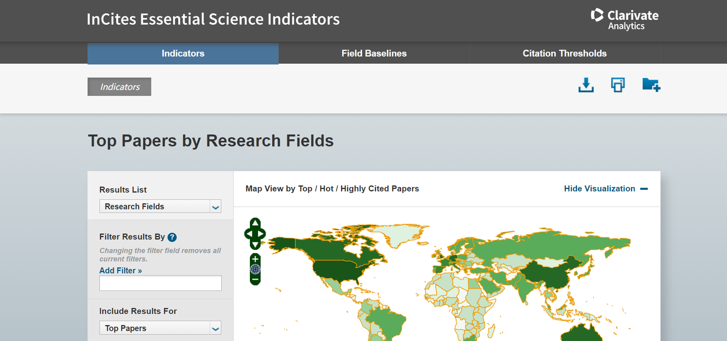 ESI（基本科学指标数据库）是什么？ - 知乎