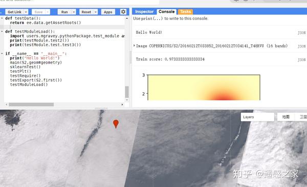 在google earth engine的网页端使用python - 知乎