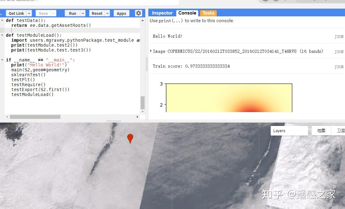 在google earth engine的网页端使用python - 知乎