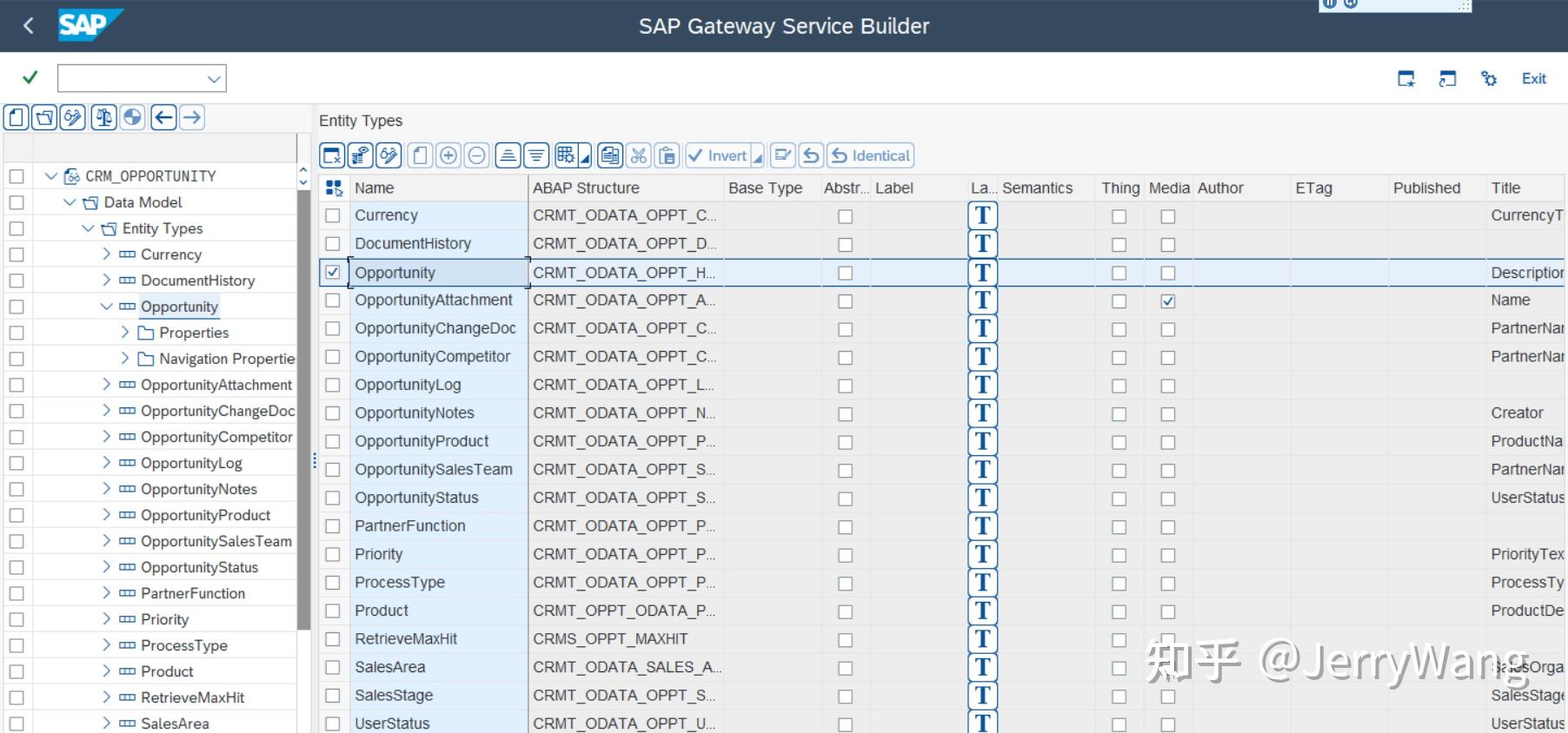 SAP SEGW 里的 Entity Type 作用讲解 - 知乎