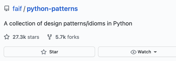 27万 Star！最全面的 Python 设计模式集合 知乎 