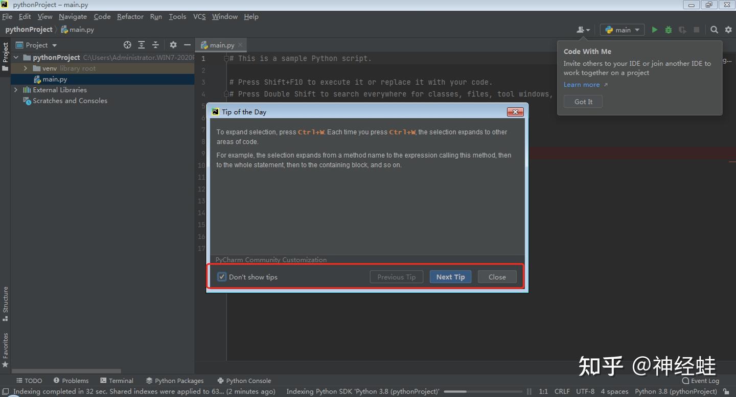 Windows 7系统安装PyCharm Community 2021.1.3 - 知乎