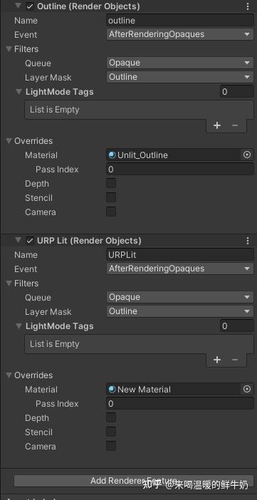 URP下的多Pass实例-以简单描边为例 - 知乎