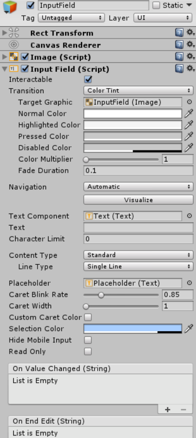 【Unity3D】UGUI之InputField - 知乎