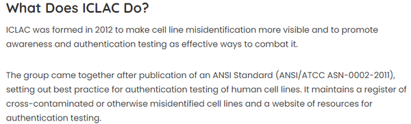 ICLAC关于细胞鉴定(Cell Line Authentication)的指南与建议 - 知乎