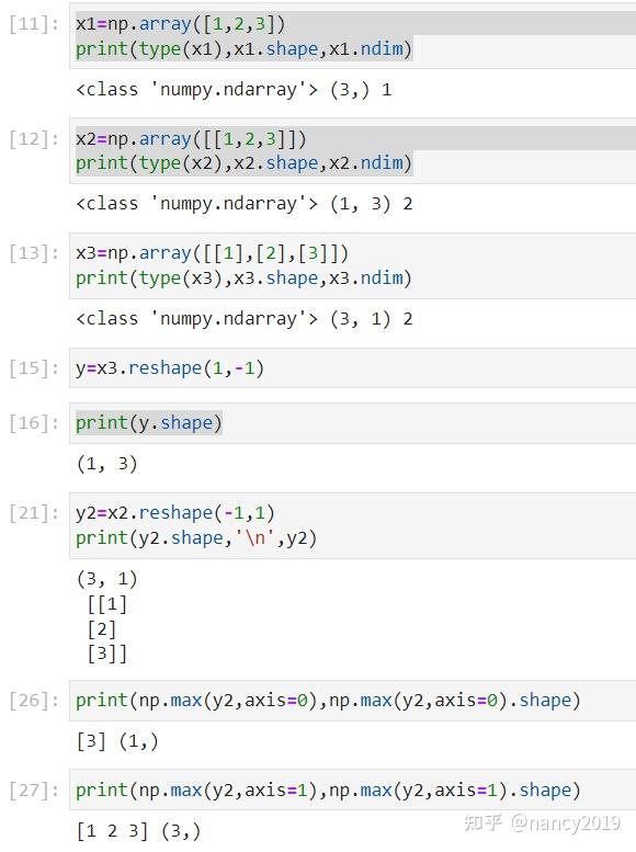 关于python的行列向量 - 知乎