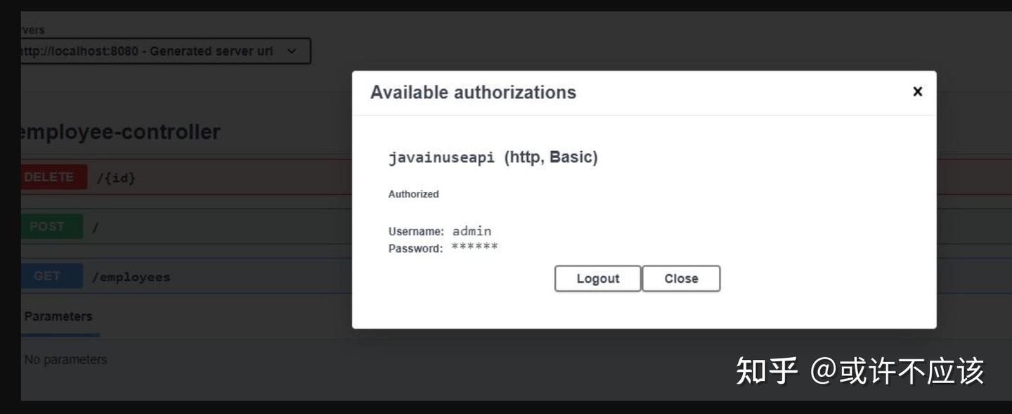 Spring Boot + Swagger 3 (OpenAPI 3) + 安全示例（基本认证） - 知乎
