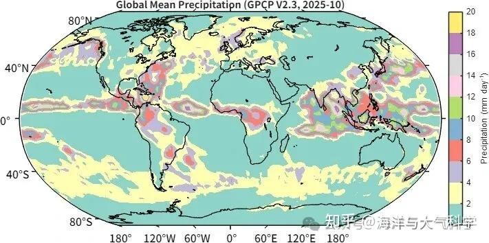 【matlab】Global Precipitation distribution| 全球降雨分布 - 知乎