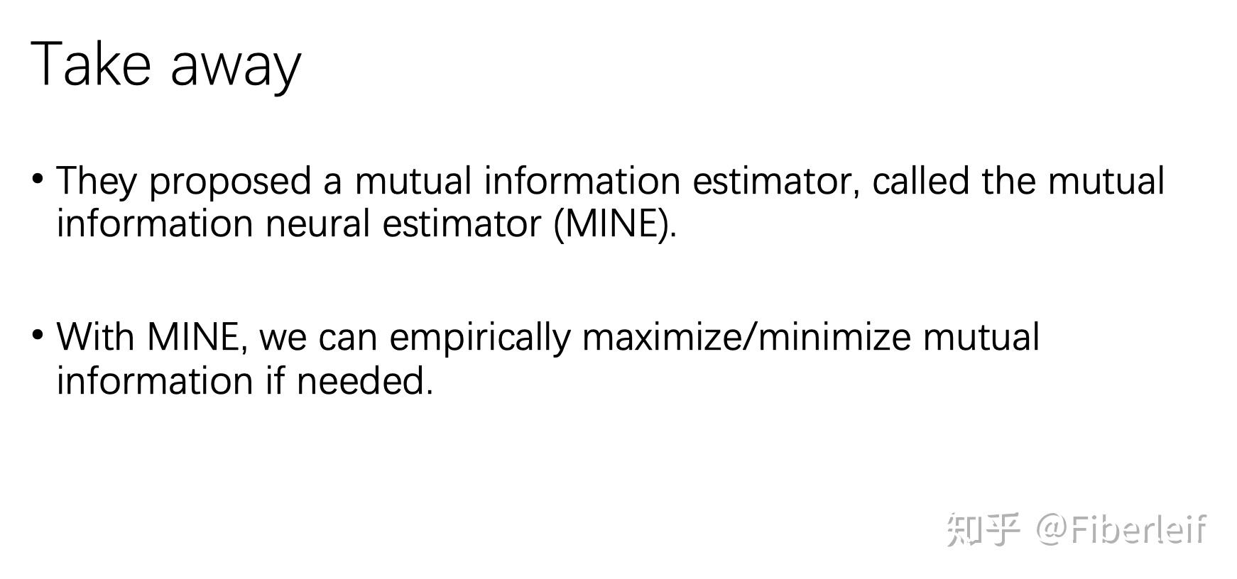 Mutual Information meets Representation Learning - 知乎