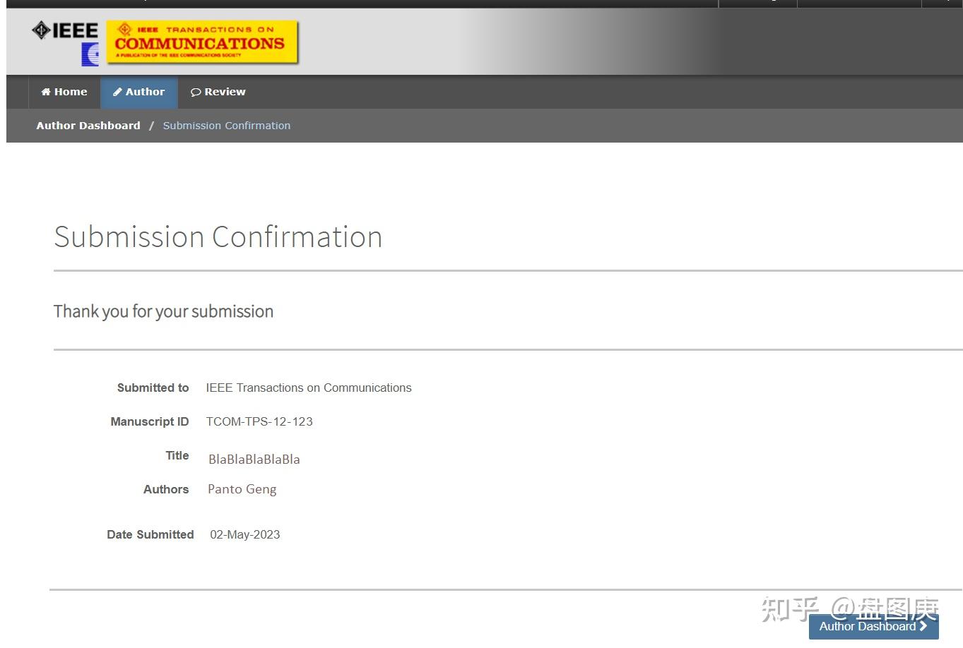 IEEE Transactions on Communications （IEEE TCOMM）投稿流程 - 知乎