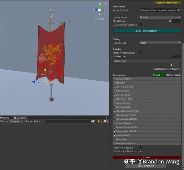 Unity技术美术日记——多种方式实现布料飘动 - 知乎