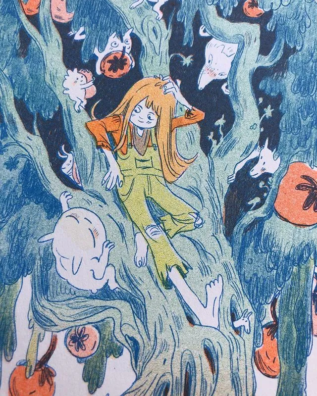 Natalie Andrewson/轻松惬意的画风，潇洒精彩，在画面里感受个人魅力|插画分享 - 知乎