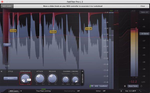 硬核教程：音乐人必备！顶级压限器 FabFilter Pro-L 2 全中文超详细说明书 - 知乎