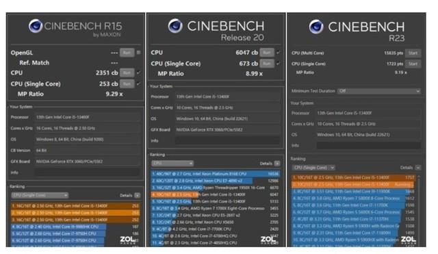 新一代千元档高性价神U！英特尔i5-13400F性能实测及机型推荐 - 知乎