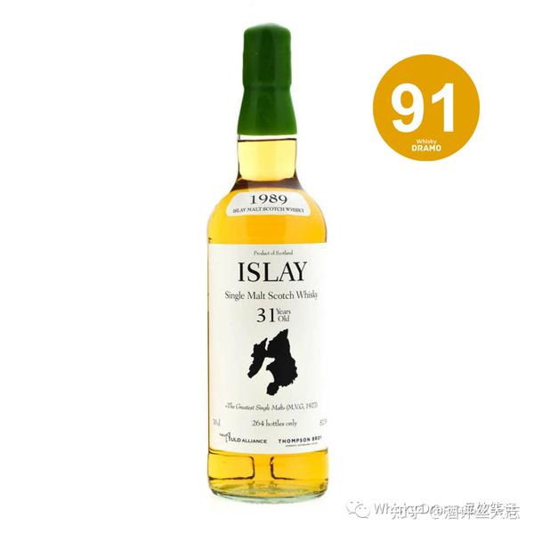Islay 1989 31yo Thompson Bros AA, 52.3% - 知乎