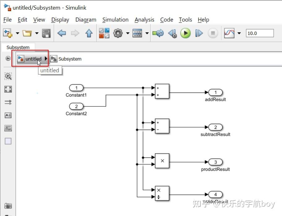 Simulink 0基础入门教程 P1 搭建自己的第一个模型 实现加减乘除四则运算 - 知乎