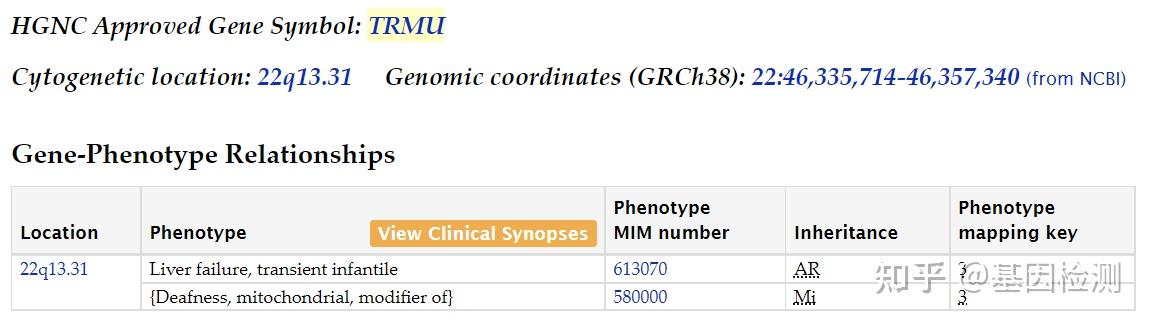 致病性TRMU变异引起的婴儿肝衰竭的基因型和表型谱 - 知乎