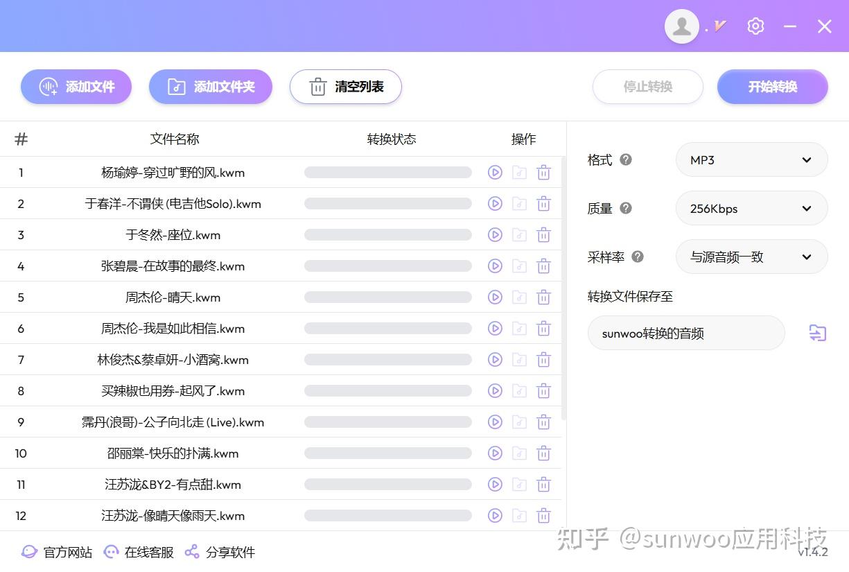 酷我kwm 格式怎么转换 mp3？ - 知乎