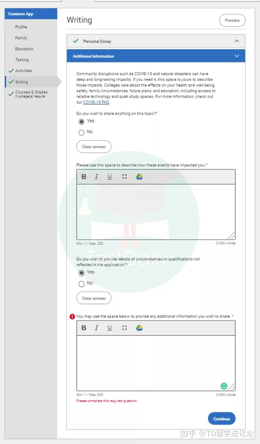 Common app里的additional information这样填写，可能成为申请加分项！ - 知乎