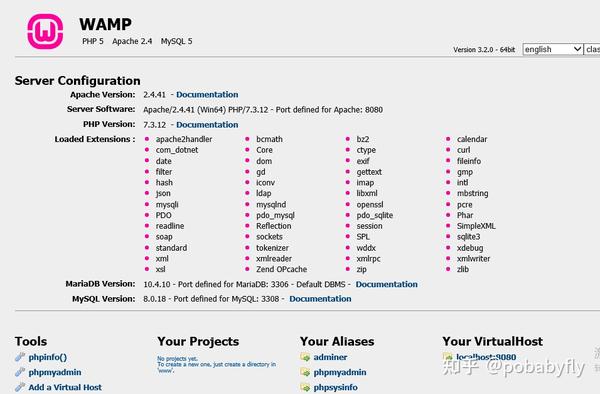 WampServer: Apache + MySQL + php环境搭建 - 知乎