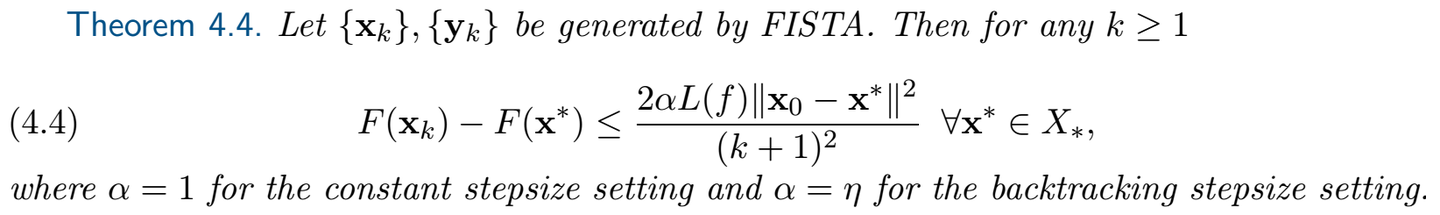 [Opt] ISTA 和 FISTA - 知乎