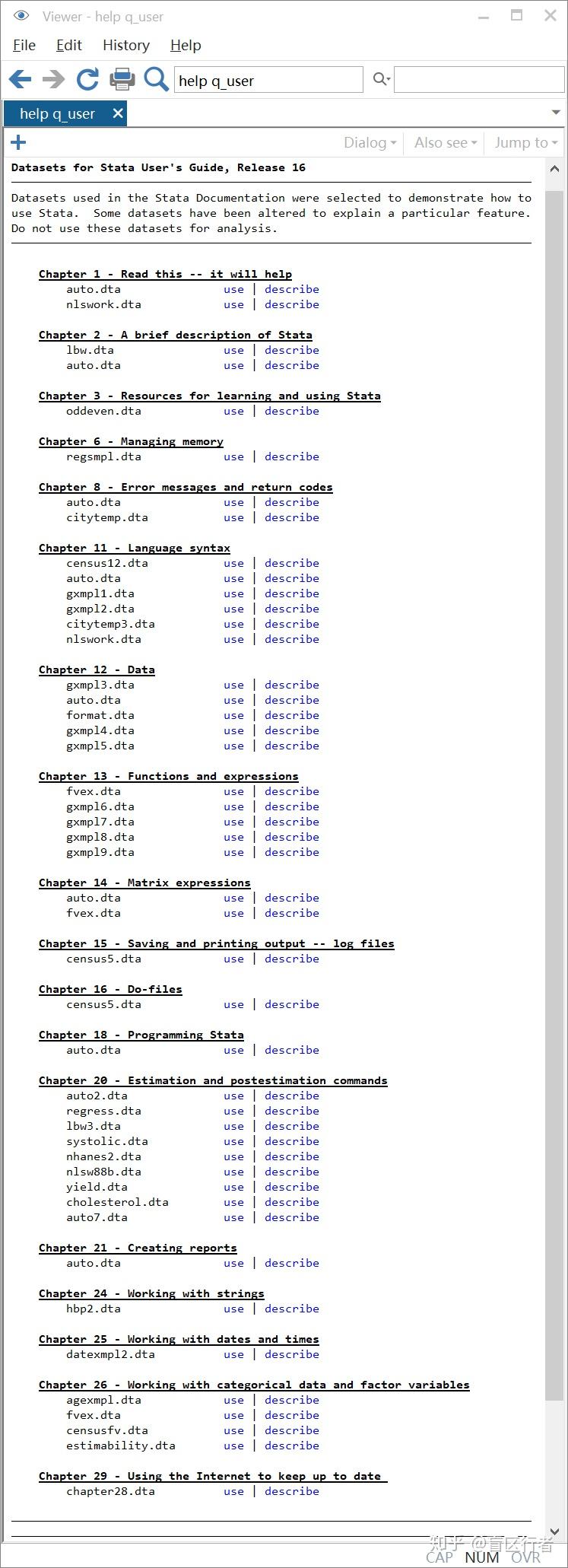 极冷知识点——Stata/Python/R自带数据导入（附代码） - 知乎