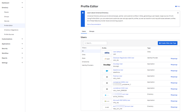 Okta的登录用户名支持哪些，Okta支持Email Address/SAM Account Name/User Principal Name ...