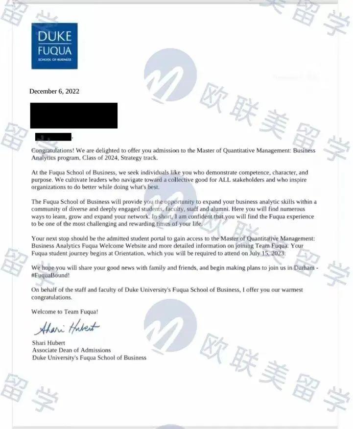 2023录取｜F同学喜获杜克大学offer～ - 知乎