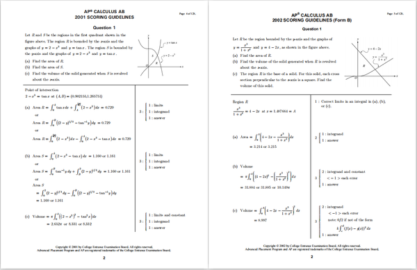 AP微积分AB&BC教材及练习册推荐（可领取） - 知乎