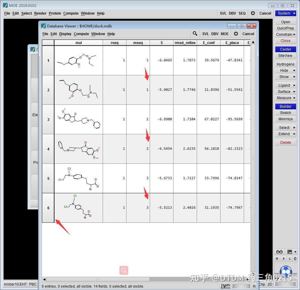 MOE中对接口袋的确定方式及小分子数据库的建立 - 知乎
