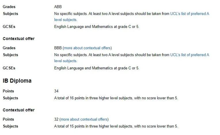 伦敦大学学院公布2022年录取要求！UCL的成绩要求你达到了吗？ - 知乎