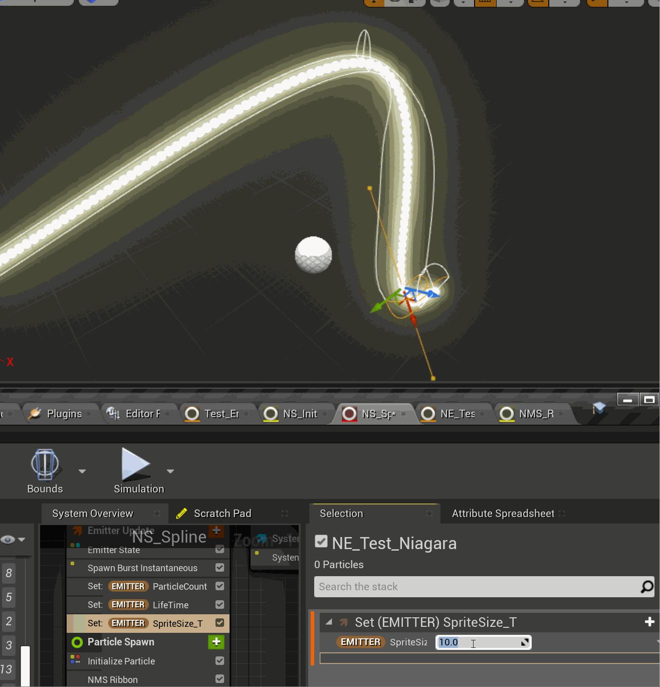 【UE4】Niagara基础入门+Niagara中的Spline 动画 - 知乎