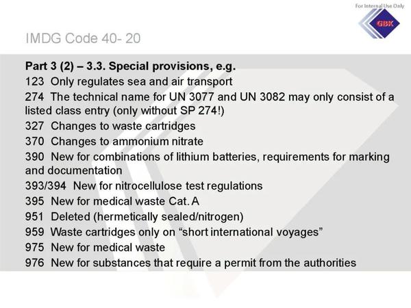 国际危险货物海运规则 IMDG Code 40–20更新说明--第一部分 - 知乎