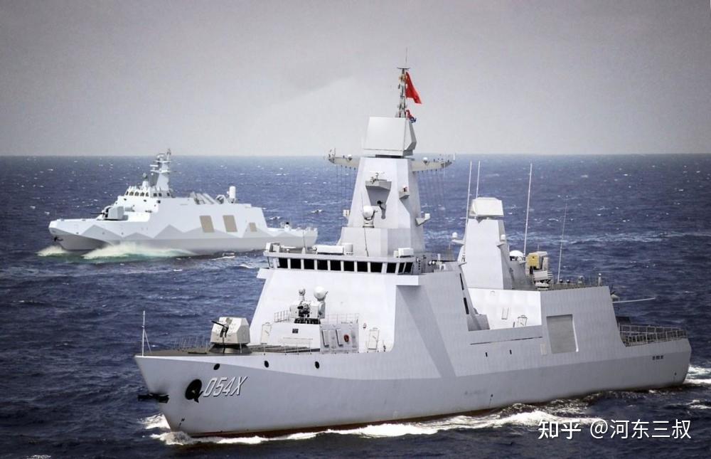 054B呼之欲出，排水量或超6000吨，48单元垂发战斗力堪比驱逐舰 - 知乎