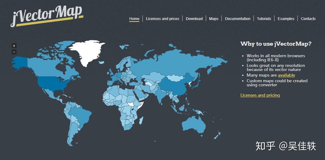 教你用 jVectorMap 制作属于自己的旅行足迹 - 知乎