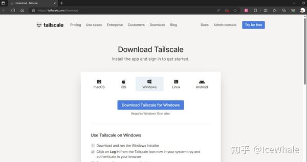 使用Tailscale，实现远程访问CasaOS - 知乎