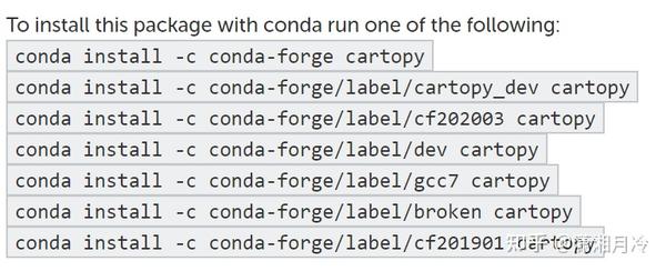 Anaconda安装Cartopy库 - 知乎