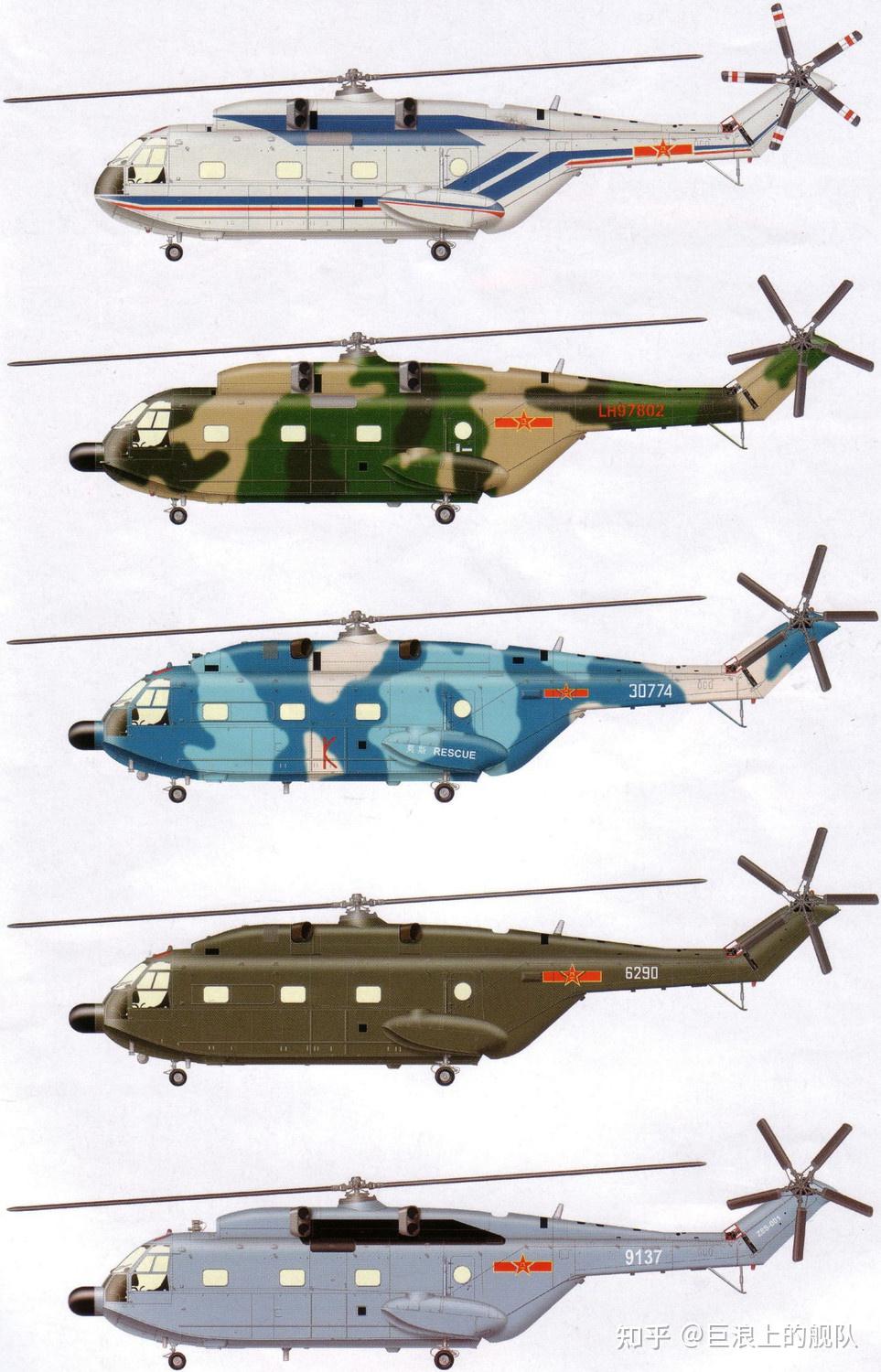 中国海军 直-8 （Z-8）舰载直升机 - 知乎