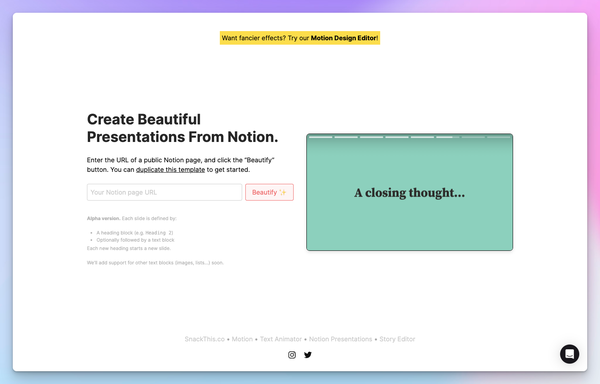 Notion 使用教程：一键将 Notion 页面转化为幻灯片ppt 知乎