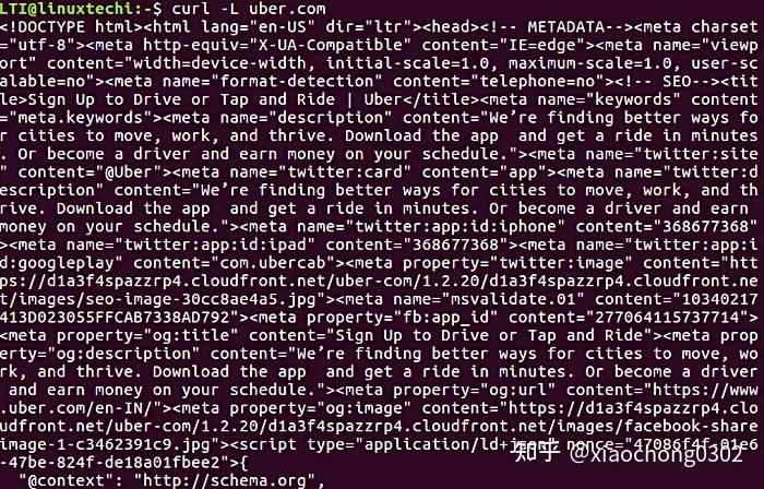 Linux Curl 命令示例 (上) - 知乎