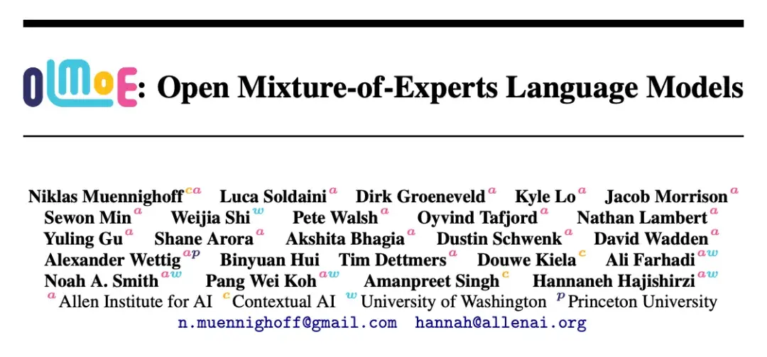 第一个100%开源的MoE大模型，7B的参数，1B的推理成本 - 知乎