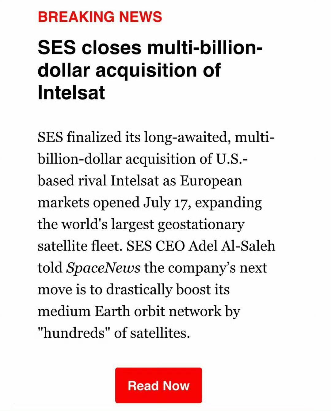 SES和intelsat合并推出MEO星座 - 知乎