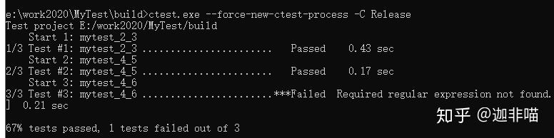 Win10+Vs2019使用CMake自带的ctest进行简单测试 - 知乎
