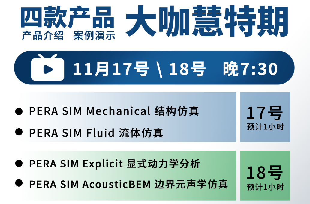 免费报名 | 自主仿真软件PERA SIM多学科线上培训( 结构、流体、非线性、声学) 开讲 - 知乎